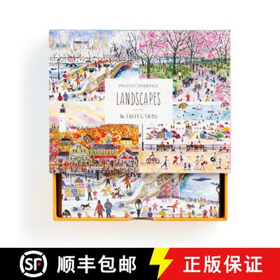 【3-4周达】Michael Storrings Landscapes Blank Greeting Card Assortment [9780735381599]