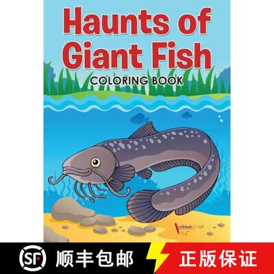 【3-4周达】Haunts of Giant Fish Coloring Book [9781683215974]