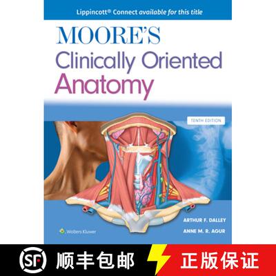 【3-4周达】Moore's Clinically Oriented Anatomy [9781975241582]