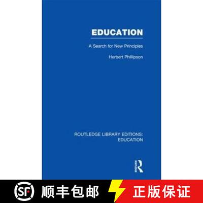【3-4周达】精装 Education (RLE Edu K): A Search For New Principles [9780415696999]