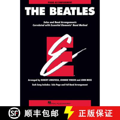 【3-4周达】The Beatles: Essential Elements for Band Correlated Collections Piano Accompaniment [9781423476368]
