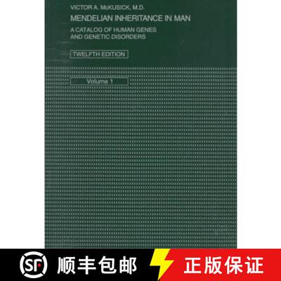 【3-4周达】精装 Mendelian Inheritance in Man: A Catalog of Human Genes and Genetic Disorders [9780801857423]