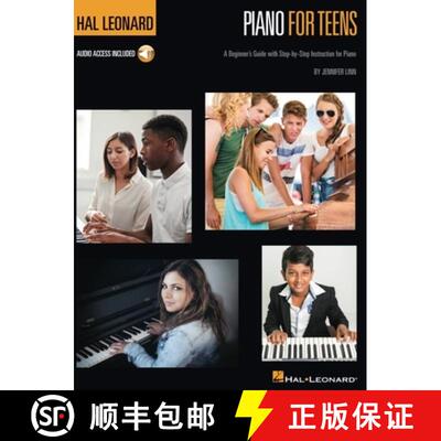 【3-4周达】Hal Leonard Piano for Teens Method: A Beginner's Guide with Step-By-Step Instruction for P... [9781540023056]