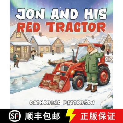 【3-4周达】精装 Jon and his Red Tractor [9798295588662]