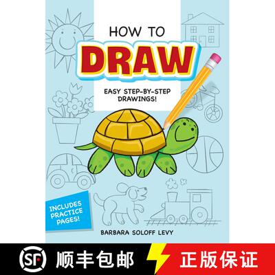 预订 如何画 How to Draw: Easy Step-by-Step Drawings! [9780486472034]