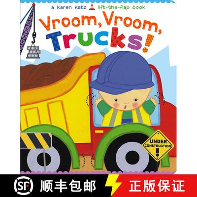 现货 呜呜，呜呜，卡车! Vroom, Vroom, Trucks! [9781481442091]