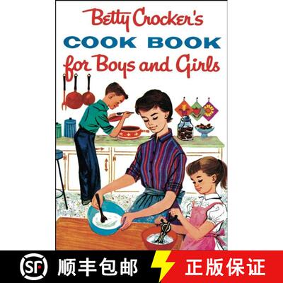 【3-4周达】精装 Betty Crocker's Cook Book For Boys And Girls, Facsimile Edition [9780764526343]