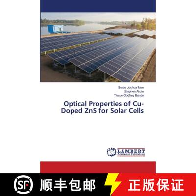 【3-4周达】Optical Properties of Cu-Doped ZnS for Solar Cells [9786208065188]
