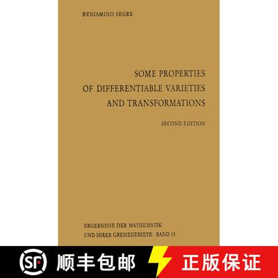 【3-4周达】Some Properties of Differentiable Varieties and Transformations : With Special Reference t... [9783642650086]