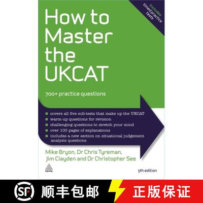 【3-4周达】How to Master the UKCAT – 700+ Practice Questions [9780749473747]