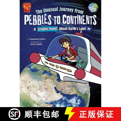 预订 The Unusual Journey from Pebbles to Continents: A Graphic Novel about Earth's Land [9781666393750]