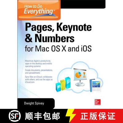 【3-4周达】How to Do Everything: Pages, Keynote & Numbers for OS X and IOS [9780071835701]