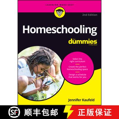 【3-4周达】Homeschooling For Dummies, 2Nd Edition [Wiley教育学] [9781119740827]