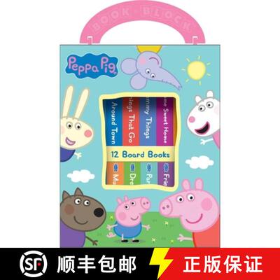 【3-4周达】Peppa Pig: 12 Board Books [9781503719828]