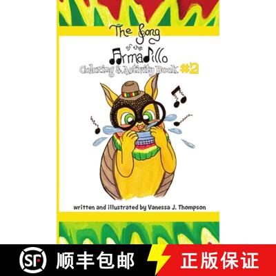 【3-4周达】The Song of the Armadillo: Coloring & Activity Book Two [9781387322053]