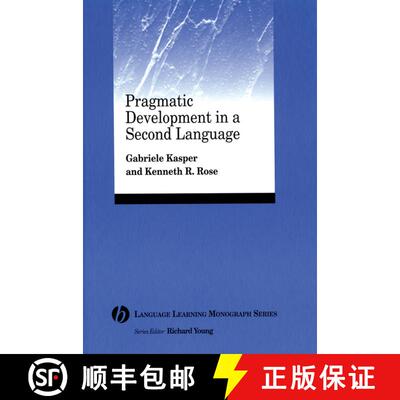 【3-4周达】Pragmatic Development In A Second Language [Wiley语言和语言学] [9780631234302]