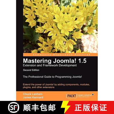 预订 Mastering Joomla! 1.5 Extension and Framework Development Second Edition [9781849510523]