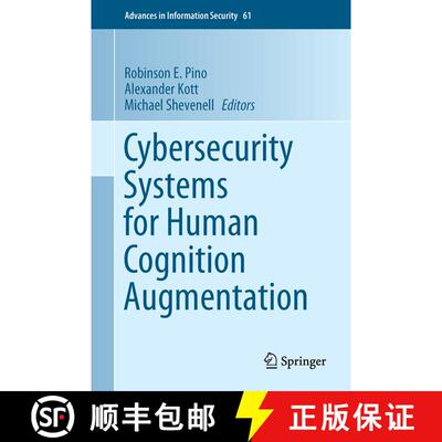 【3-4周达】精装 Cybersecurity Systems for Human Cognition Augmentation [9783319103730]