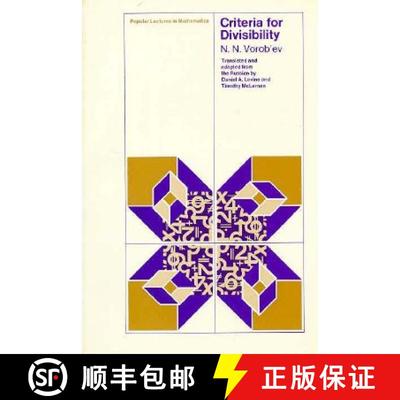 预订 Criteria for Divisibility [9780226865164]