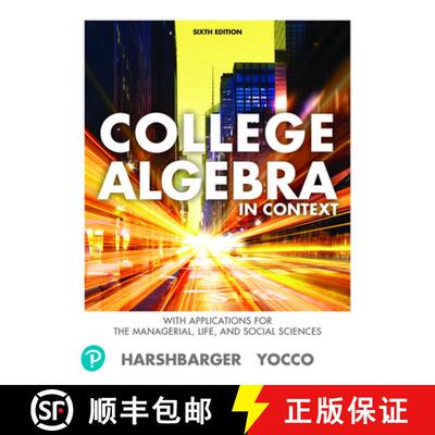 【3-4周达】Note-Taking Study Guide for College Algebra in Context with Applications for the Manageria... [9780135757505]