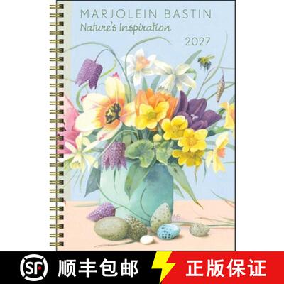 【3-4周达】Marjolein Bastin Nature's Inspiration 2027 Monthly/Weekly Engagement Calendar [9798881608064]