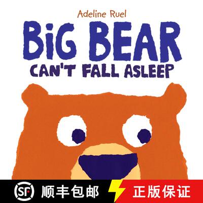 【3-4周达】精装 Big Bear Can′t Fall Asleep [9789888341498]
