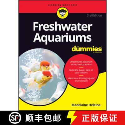 【3-4周达】Freshwater Aquariums For Dummies, 3Rd Edition [Wiley生活类] [9781119601395]