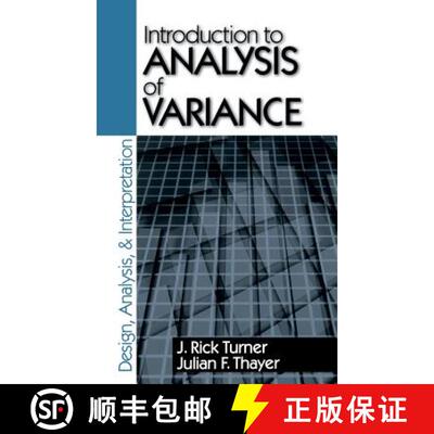 【3-4周达】精装 Introduction to Analysis of Variance: Design, Analyis & Interpretation [9780803970748]