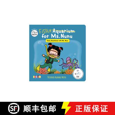 【3-4周达】Aquarium for Ms. Nunu: Stem Baby Board Book Interactive Lift-The-Flap Book for Toddlers Bu... [9789357686952]