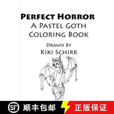 【3-4周达】Perfect Horror Coloring Book [9781312695399]