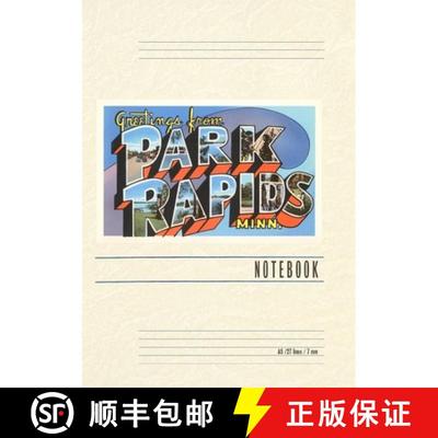 【3-4周达】Vintage Lined Notebook Greetings from Park Rapids [9798385426805]