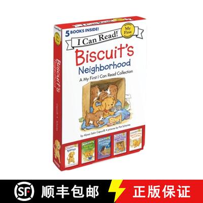 【3-4周达】Biscuit's Neighborhood: A Box of 5 Stories for Beginning Readers and Dog Lovers [9780062688262]