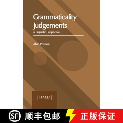 【3-4周达】精装 Grammaticality Judgements: A Linguistic Perspective: A Linguistic Perspective [9781639892440]