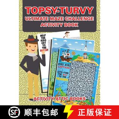 【3-4周达】Topsy-turvy Ultimate Maze Challenge Activity Book [9781683234487]