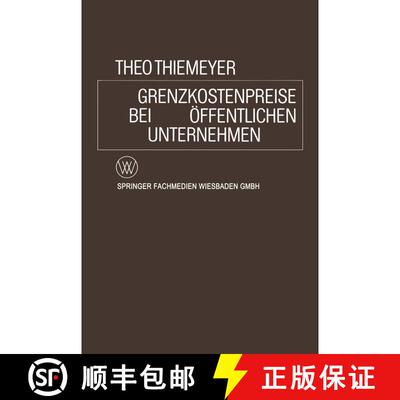 【3-4周达】Grenzkostenpreise Bei OEffentlichen Unternehmen [9783663006060]