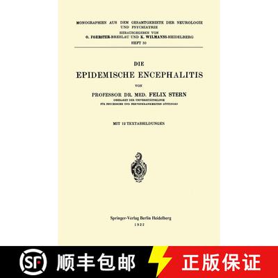 【3-4周达】Die Epidemische Encephalitis [9783662349441]