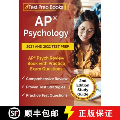 【3-4周达】AP Psychology 2021 and 2022 Test Prep: AP Psych Review Book with Practice Exam Questions [... [9781637757994]