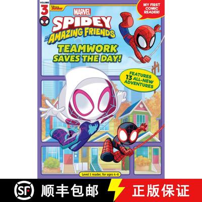 【3-4周达】Spidey and His Amazing Friends: Teamwork Saves the Day!: My First Comic Reader! [9781368098250]