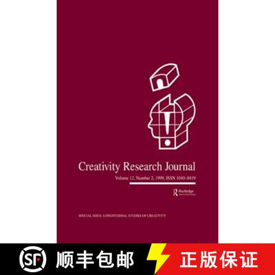 【3-4周达】Longitudinal Studies of Creativity: A Special Issue of Creativity Research Journal [9780805898026]