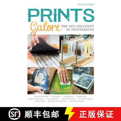 【3-4周达】Prints Galore: The Art and Craft of Printmaking, with 41 Projects to Get You Started: The ... [9780764356285]