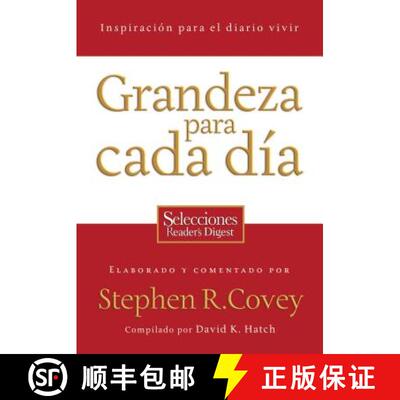【3-4周达】La Grandeza Para Cada Dia: Inspiracion Para el Diario Vivir: Selecciones Reader's Digest =... [9781602552203]