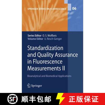 【3-4周达】Standardization and Quality Assurance in Fluorescence Measurements II: Bioanalytical and B... [9783642089503]