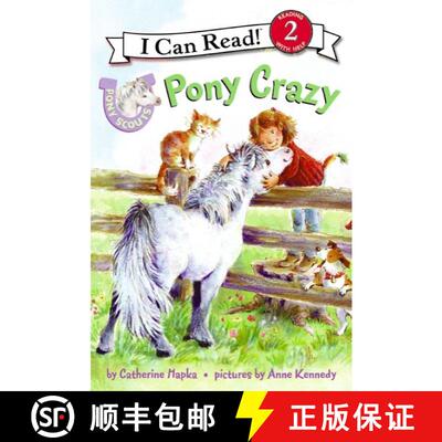 【3-4周达】精装 Pony Scouts: Pony Crazy [9780061255335]