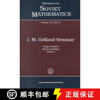 【3-4周达】精装 I. M. Gelfand Seminar, Part 2 [9780821841198]