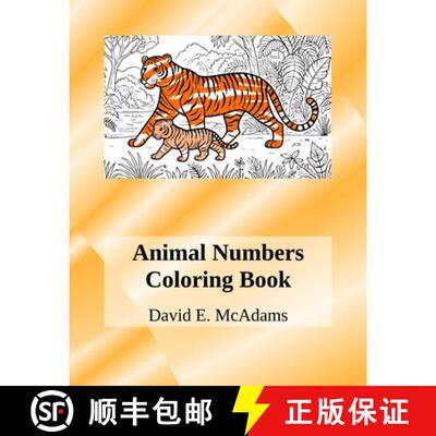 【3-4周达】Animal Numbers Coloring Book: Learn addition facts while coloring 69 beautiful images of a... [9781632706973]