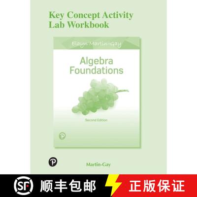 【3-4周达】Key Concept Activity Lab Workbook for Algebra Foundations: Prealgebra, Introductory Algebr... [9780135883341]