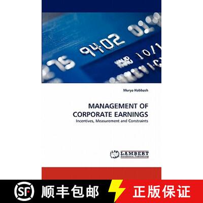 预订 Management of Corporate Earnings [9783844329162]