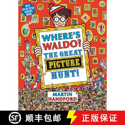 【3-4周达】Where's Waldo? The Great Picture Hunt!: (A Hidden Object Activity Book Including Stickers,... [9781536213072]