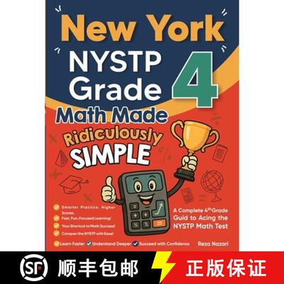 【3-4周达】New York NYSTP Grade 4 Math Made Ridiculously Simple: A Comprehensive 4th Grade Guide to A... [9798903504459]