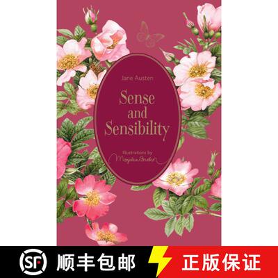 【3-4周达】精装 Sense and Sensibility: Illustrations by Marjolein Bastin [9781524861742]